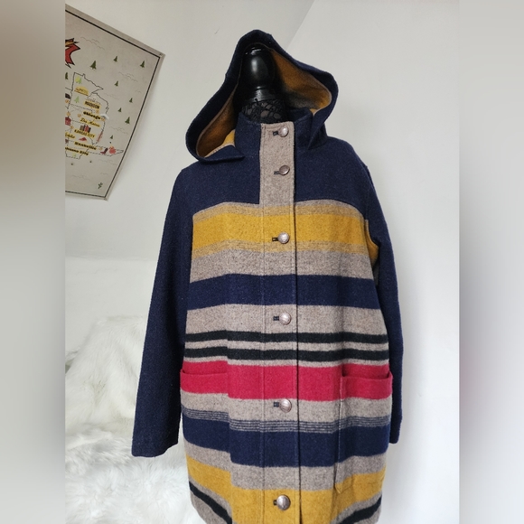 Pendleton | Jackets & Coats | Pendelton Striped Coat | Poshmark